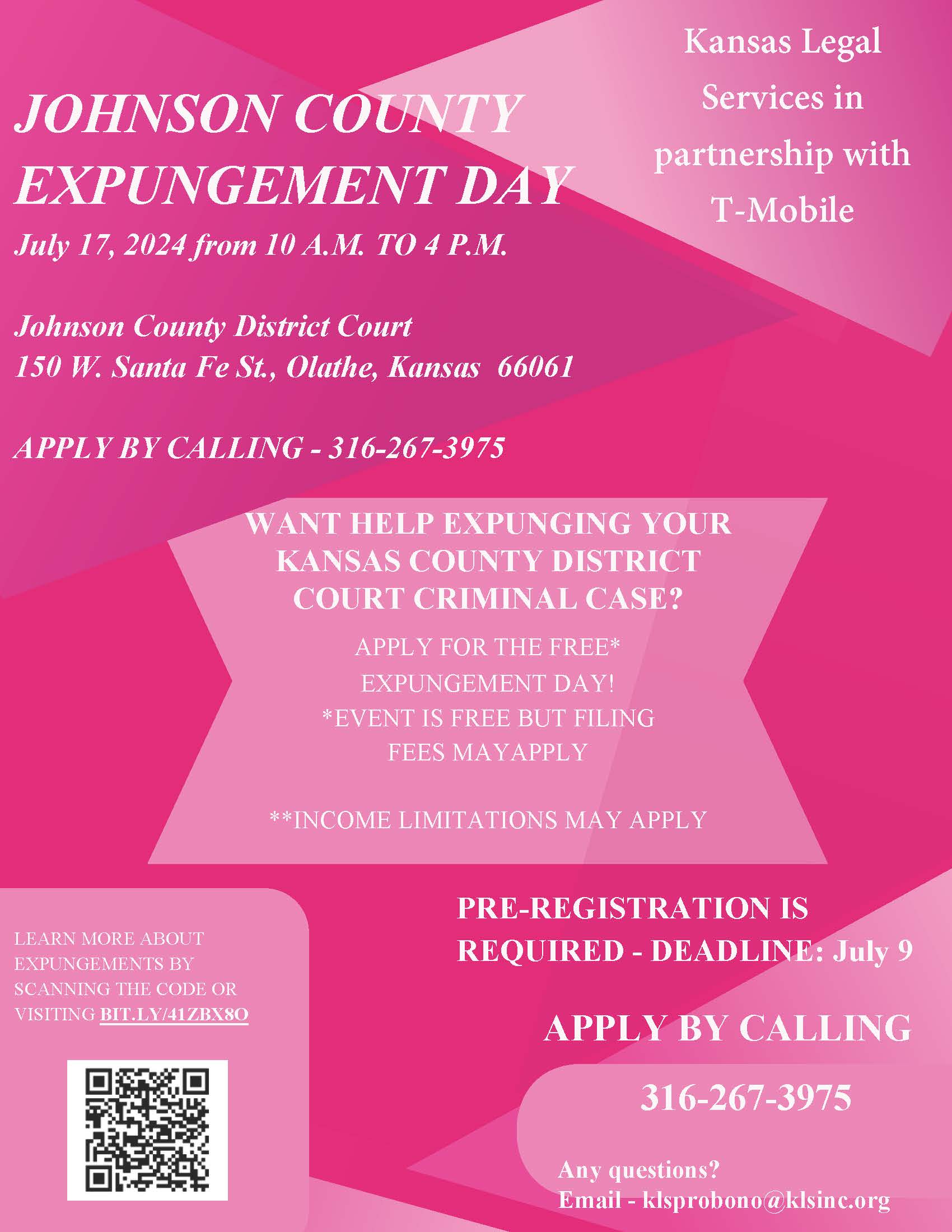 Expungement Clinics in Kansas in 2024 | Kansas Legal Services